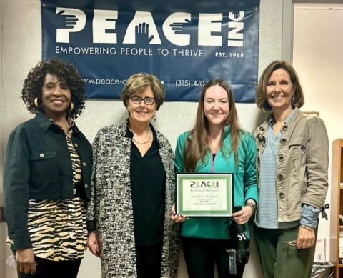 Employee of the Month for April is Stephanie Bingham | PEACE, Inc.